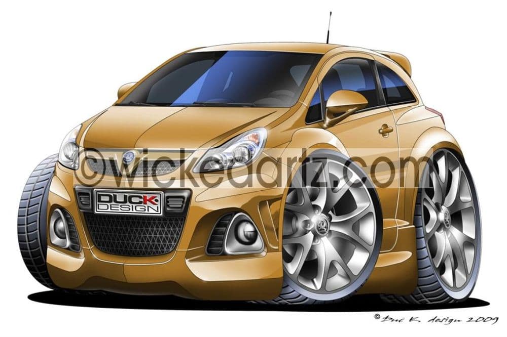Vauxhall Corsa MK3 VXR Gold DK Items from 9 50