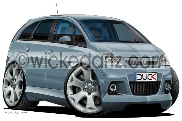 Vauxhall Meriva VXR Grey DK Items from 9 50