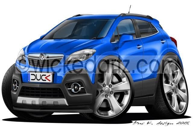 Vauxhall Mokka Mini SUV Bright Blue DK Items from 9 50