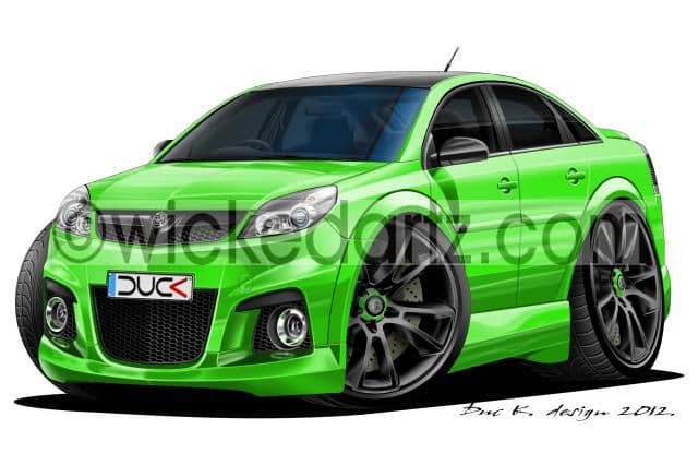 Vauxhall Vectra VXR/SRi black alloys in Lime Green DK Items from 9 50