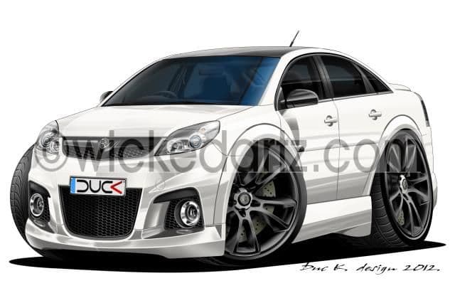 Vauxhall Vectra VXR/SRi black alloys in White DK Items from 9 50