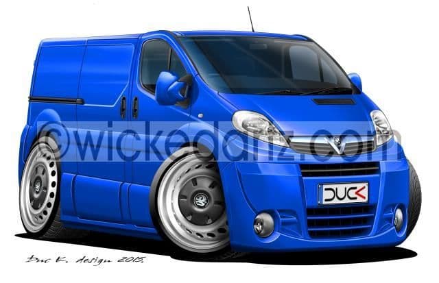 Vauxhall Vivaro Panel Van Blue DK Items from 9 50