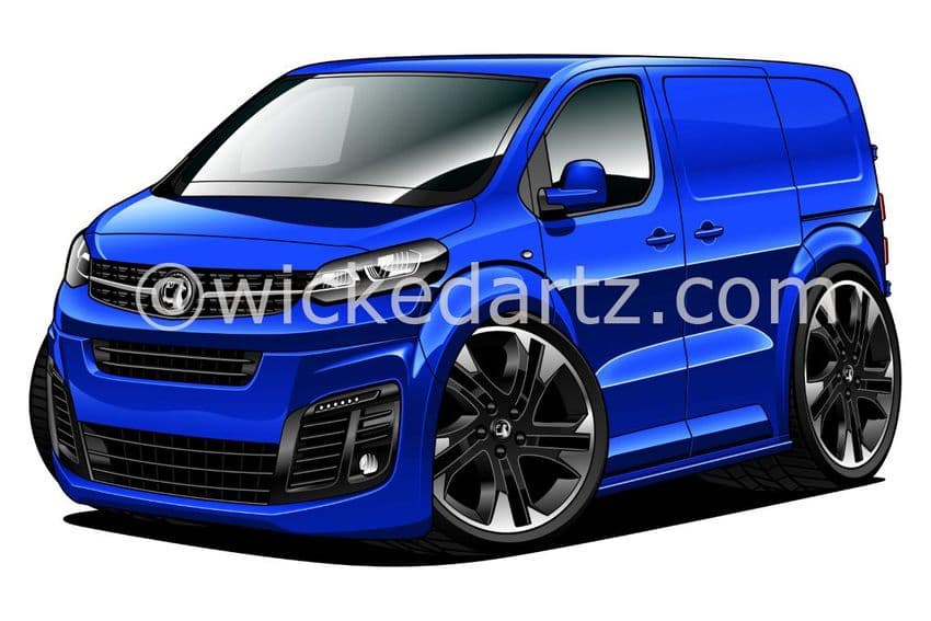 Vauxhall Vivaro Van 2019 Blue Items from 9 50