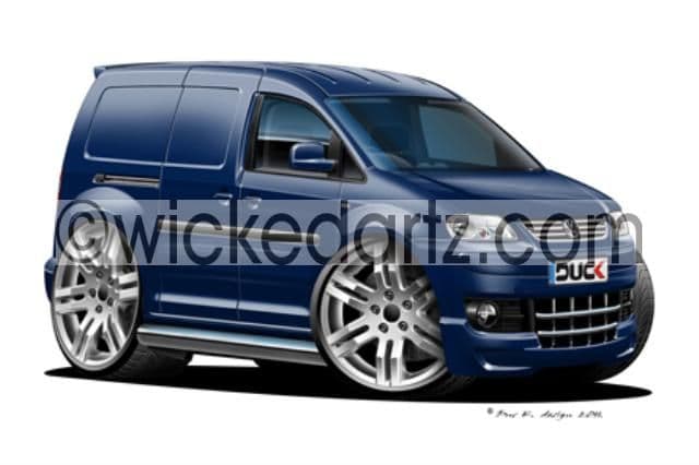 VW Caddy Sportline Blue DK Items from 9 50