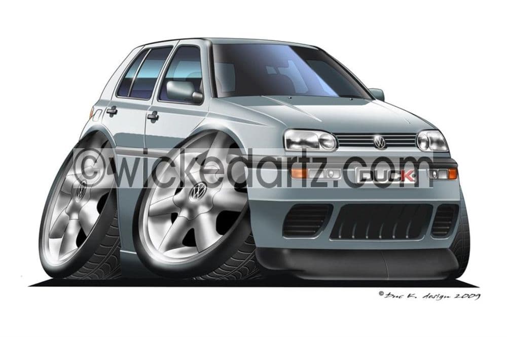 VW Golf MK3 Silver DK Items from 9 50