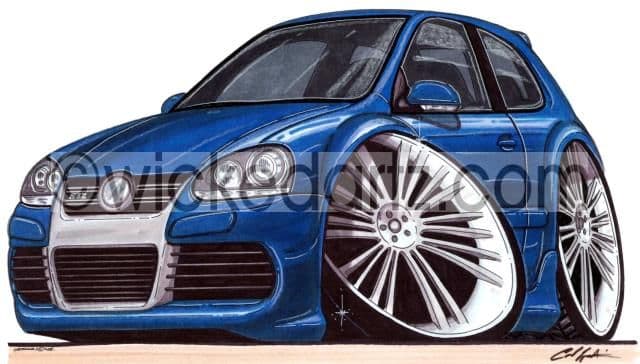 VW Golf MK5 R32 Blue Items from 9 50