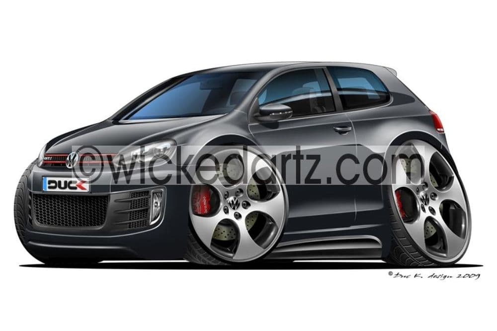 VW Golf MK6 GTi Black DK Items from 9 50