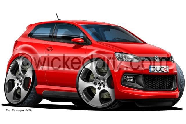 VW Polo MK7 GTi Red DK Items from 9 50