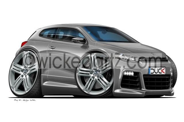 VW Scirocco R-Line Grey DK Items from 9 50