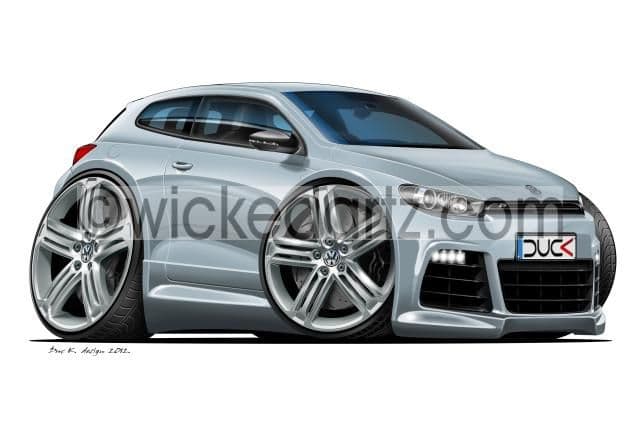 VW Scirocco R-Line Silver DK Items from 9 50