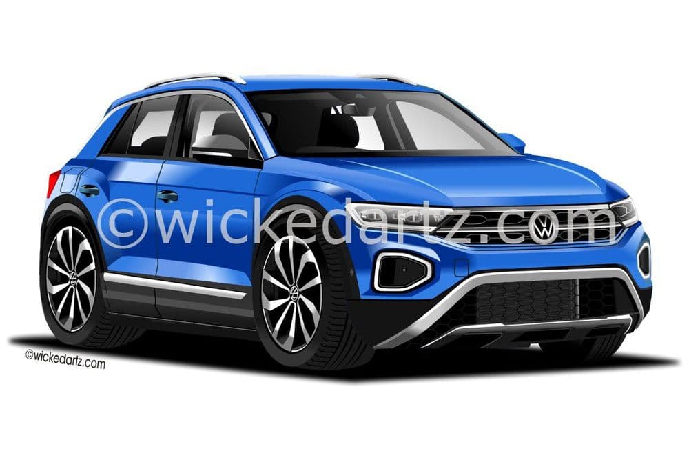 VW T-ROC SUV 2021 Ravenna Blue Items from 9 50