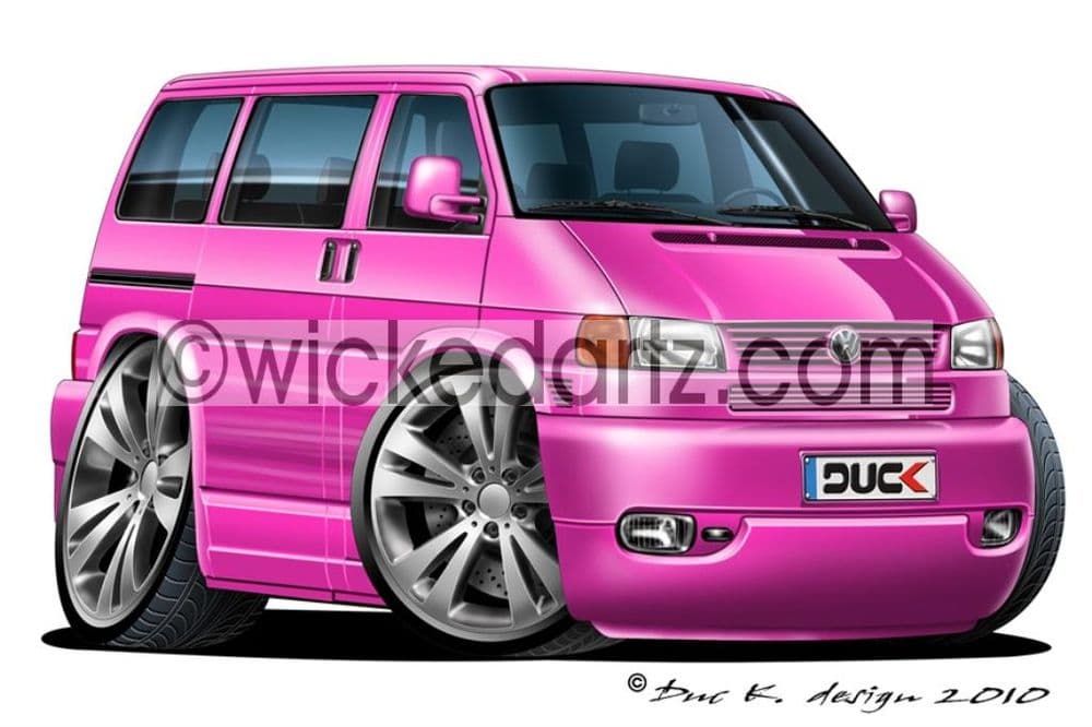 VW Transporter T4 Pink DK Items from 9 50