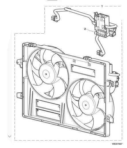 C2S49717 - RADIATOR COOLING FAN COWL