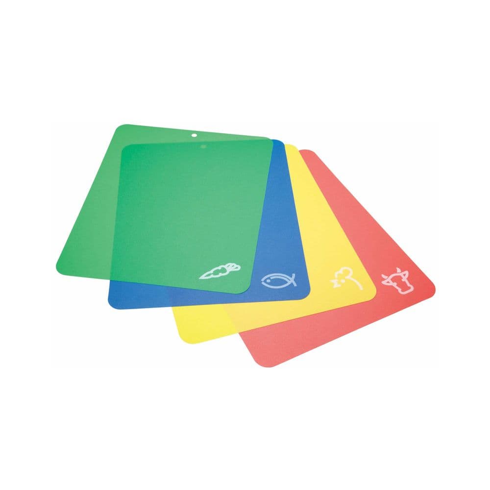 KitchenCraft Flexible Colour Coded Cutting Mats