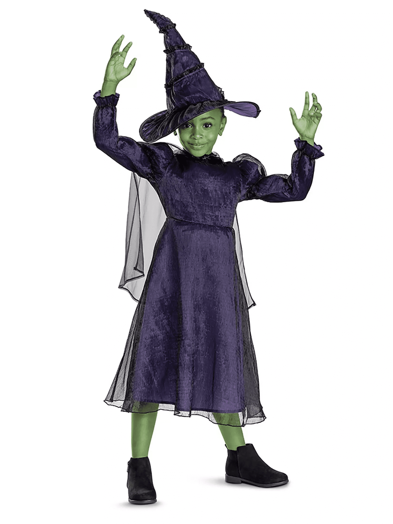 Childs Wicked Elphaba Deluxe Costume
