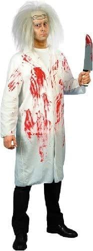 DOCTORS COAT BLOODY COSTUME MED