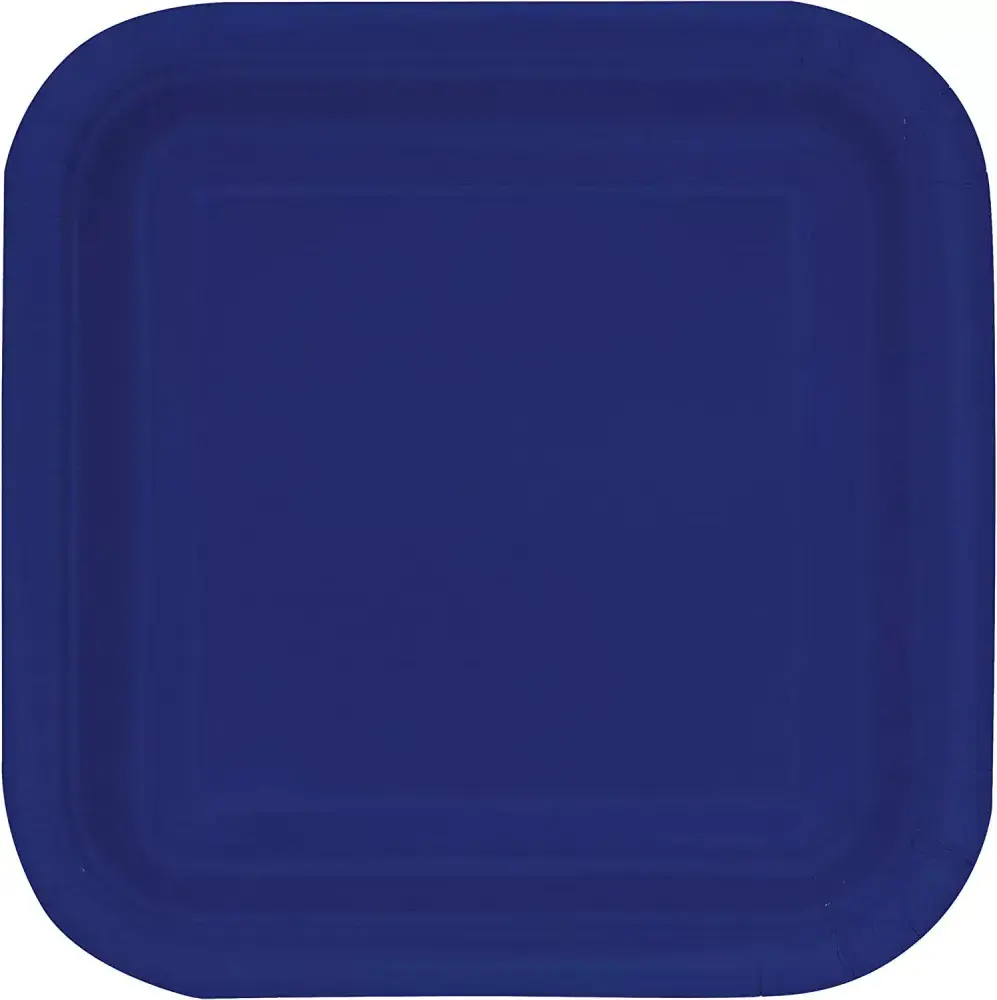 Solid Coloured 9 Inch Square Plates