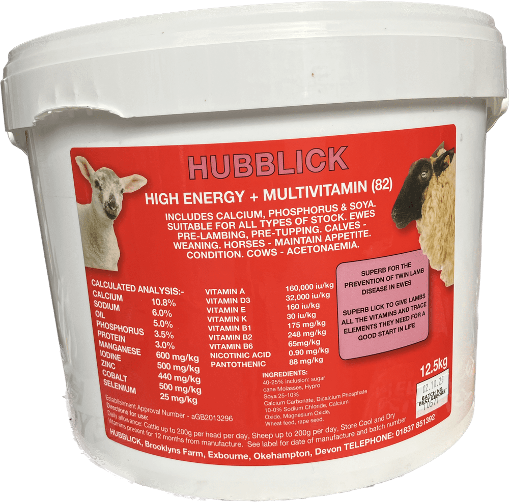 Hubblick Vitamin Lick 12 5KG