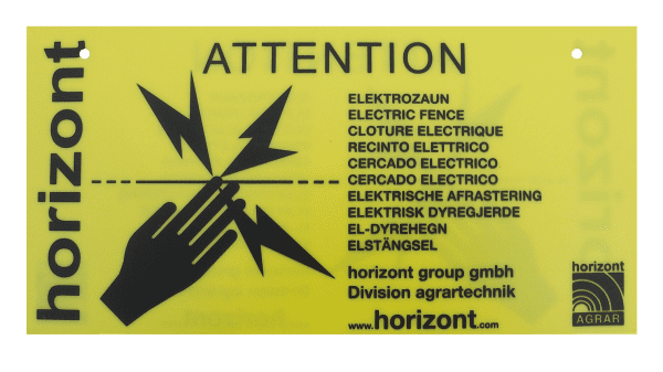 International warning sign 14127C x 4