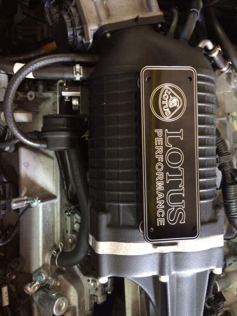 Lotus Exige v6 Engine Plaque