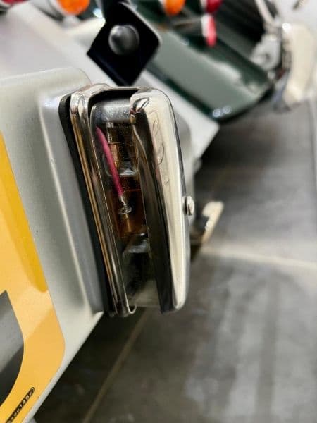 Rear Number Plate Lamp - Pair -Stainless Steel