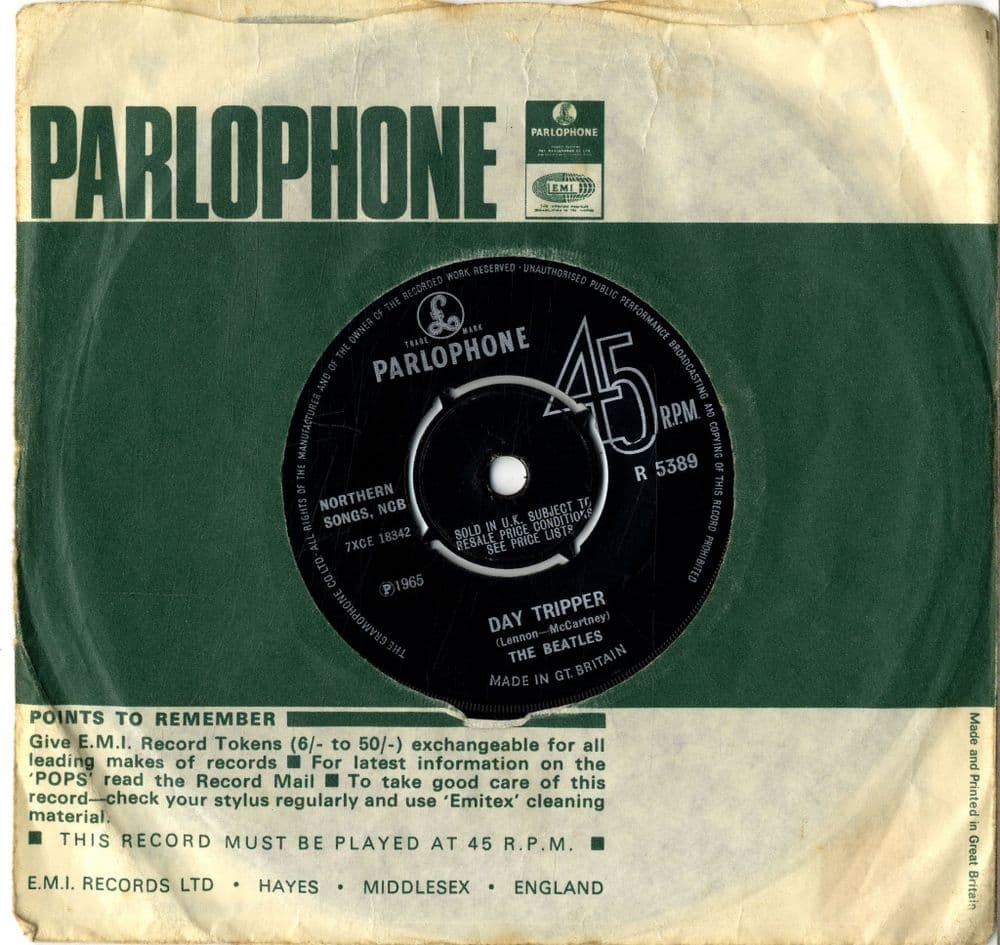 Beatles The - Day Tripper/We Can Work It Out R 5389 Ex