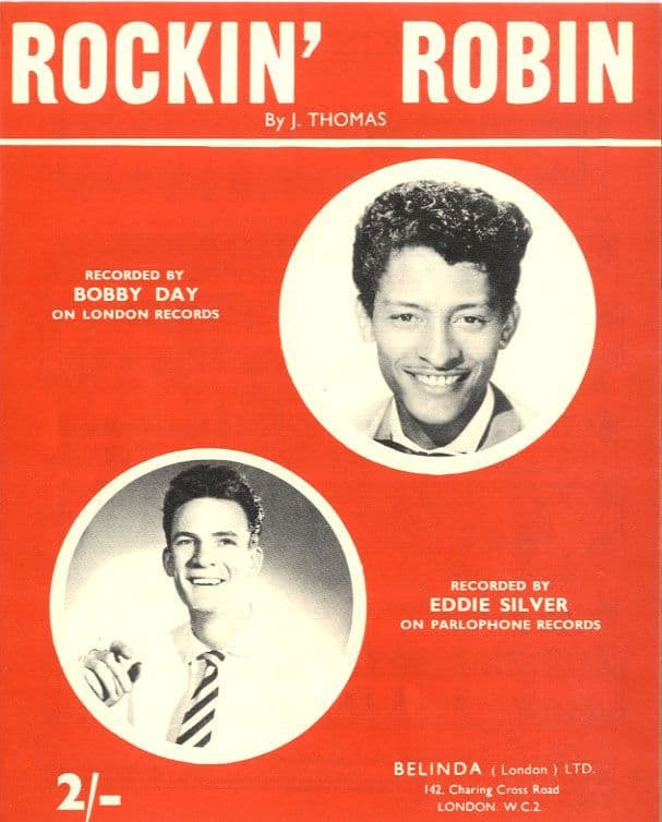 Bobby Day - Eddie Silver - Rockin Robin & x28;Nr Mint& x29;