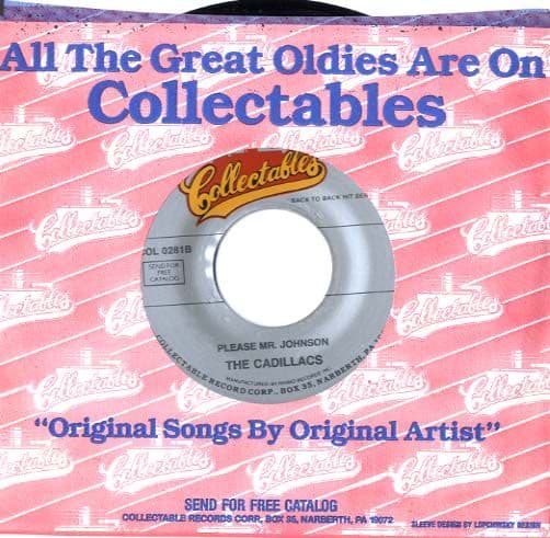 Cadillacs The - Please Mr Johnson/Speedo Is Back COL 0281