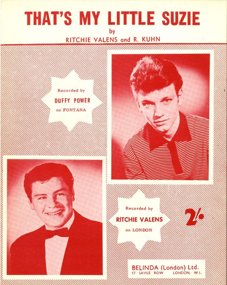 Duffy Power - Ritchie Valens - That s My Little Suzie - Mint