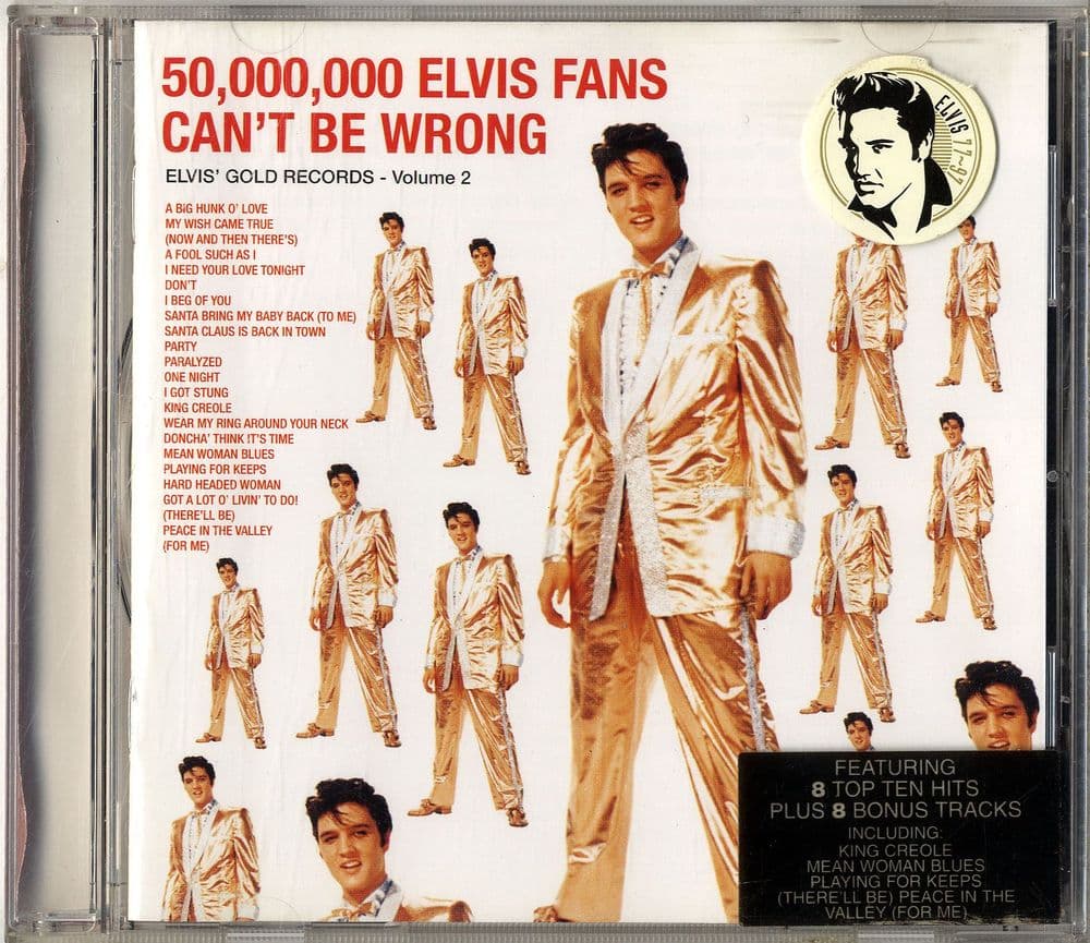 Elvis Presley - Elvis Gold Records Vol 2 - 20 Track Issue