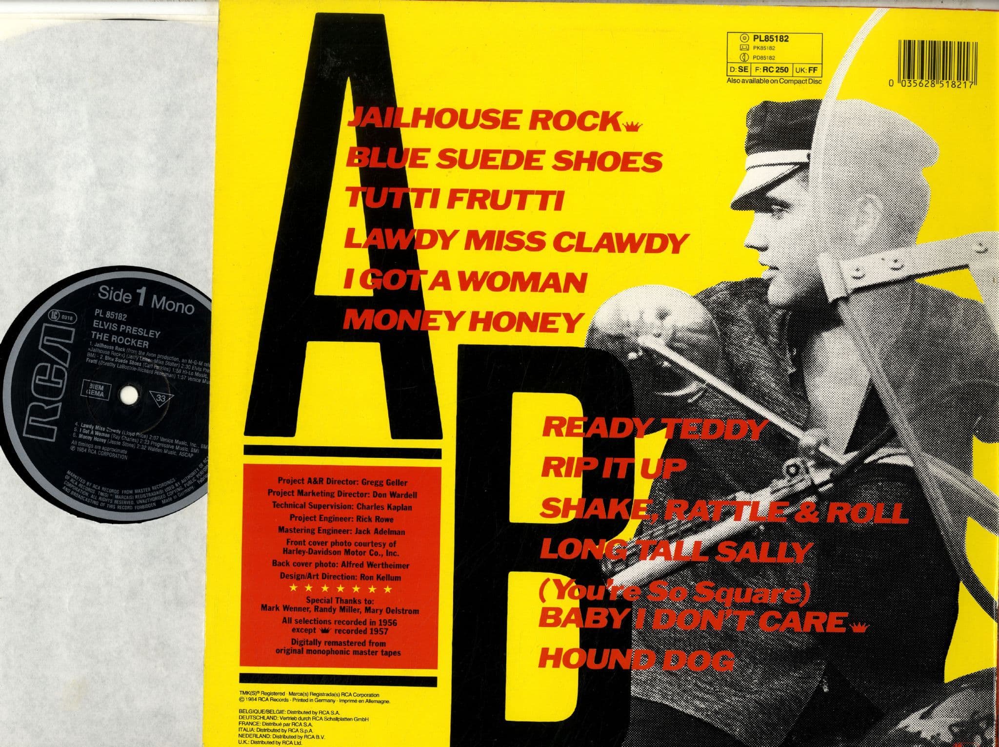 Elvis Presley - Germany - Rocker PL 85182 Ex/Ex