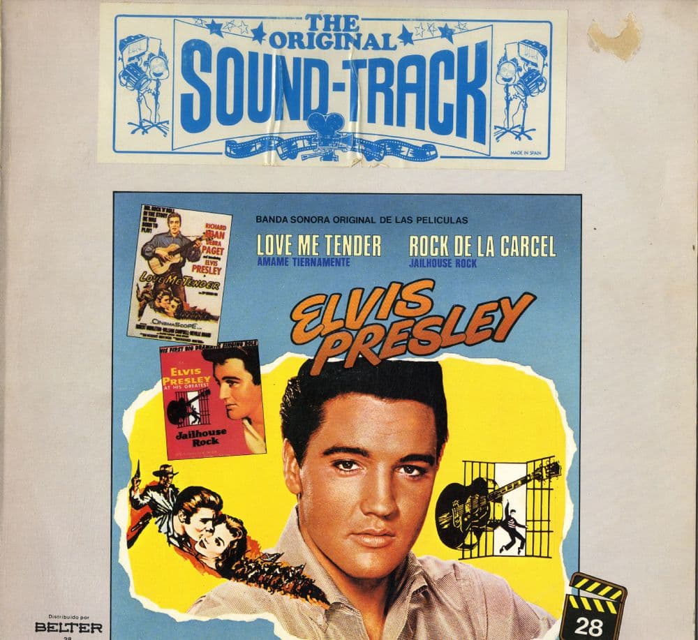 Elvis Presley -Spain - Love Me Tender - Jailhouse Rock 2-90 028