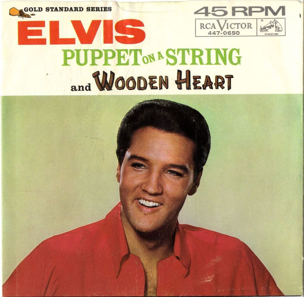 Elvis Presley - Wooden Heart/Puppet On A String 447-0650 Ex/Ex