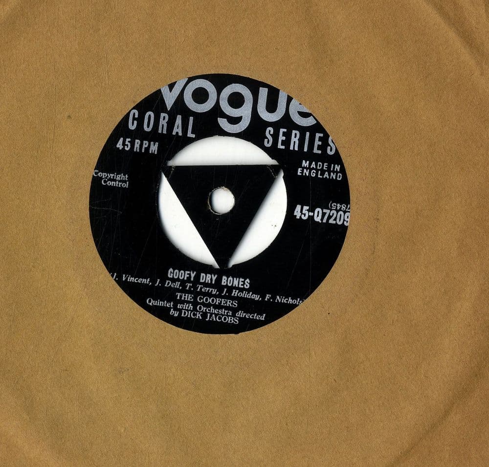 Goofers The - Goofy Dry Bones/Nare Q 072094 Ex