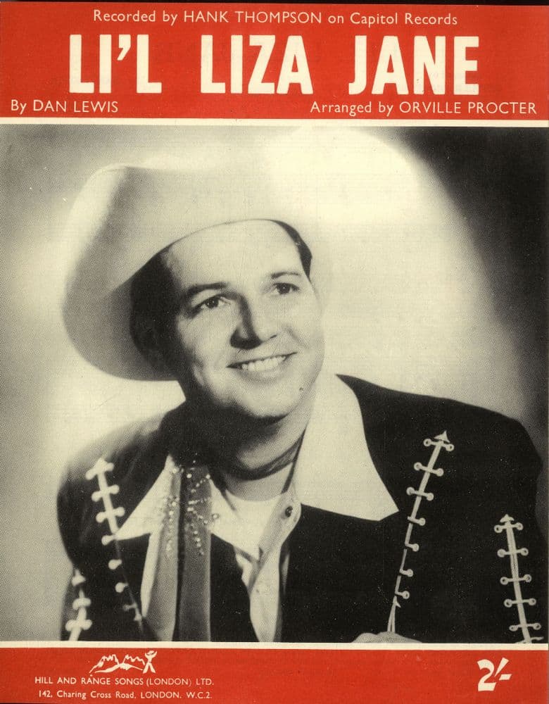 Hank Thompson - Li l Liza Jane - Mint