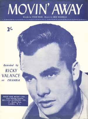Ricky Valance - Movin Away - Mint