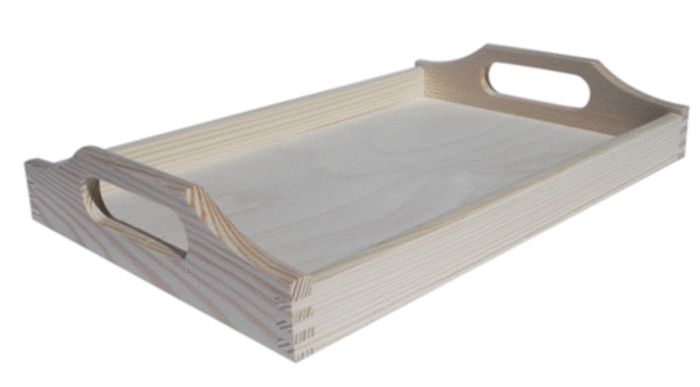 Pine Wood Tray 35x25x3