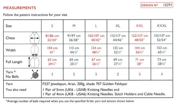 10291 PDF SIRDAR JEWELSPUN ARAN TANK TOP KNITTING PATTERN 32"- 54"