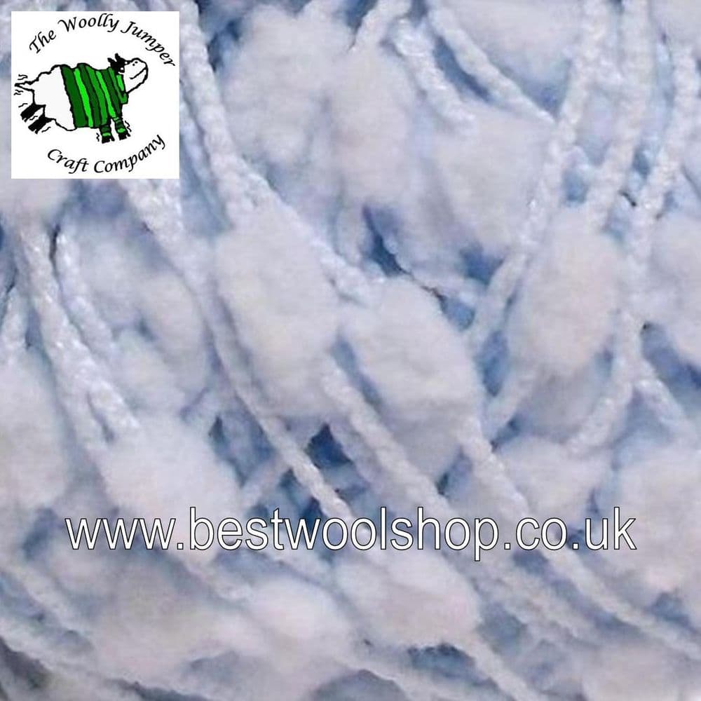 103 LITTLE BUBBLES BLUE - SIRDAR SNUGGLY BUBBLY POM POM TEXTURE ...