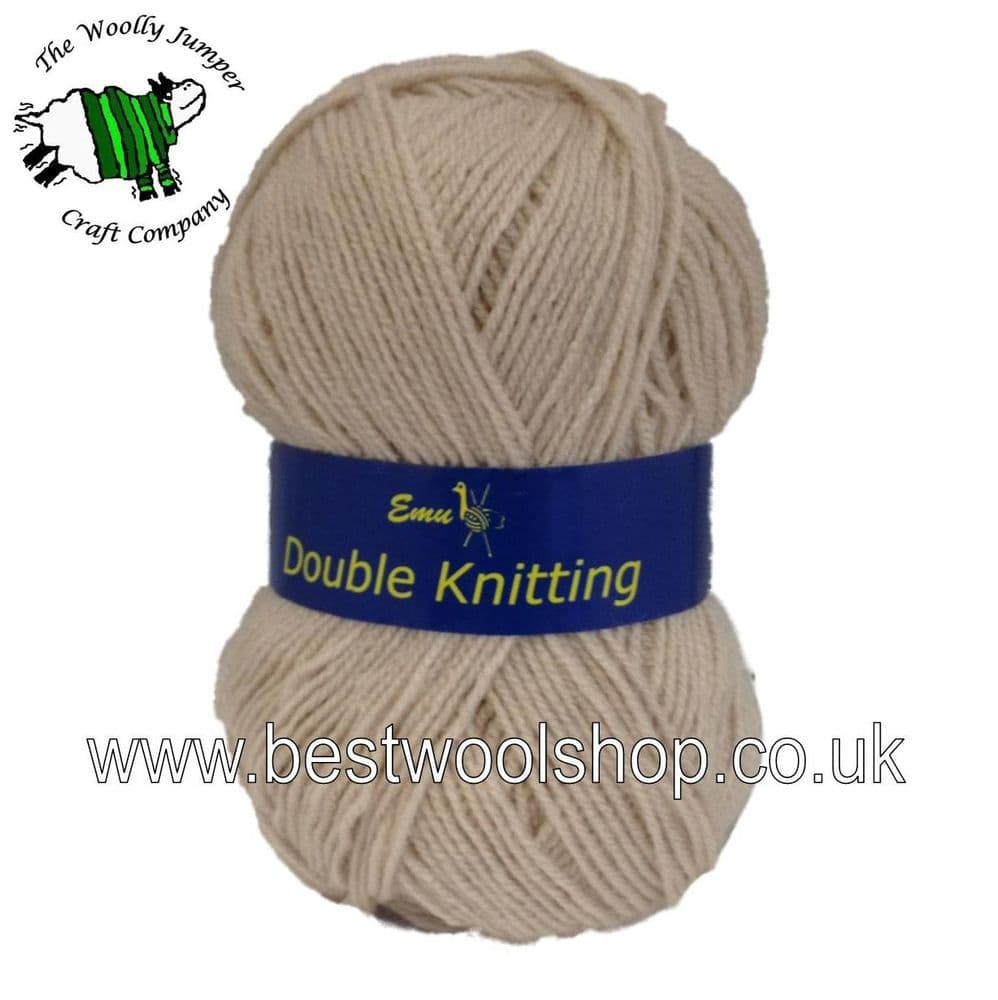 106 - OATMEAL - EMU DK KNITTING YARN - MADE IN UK