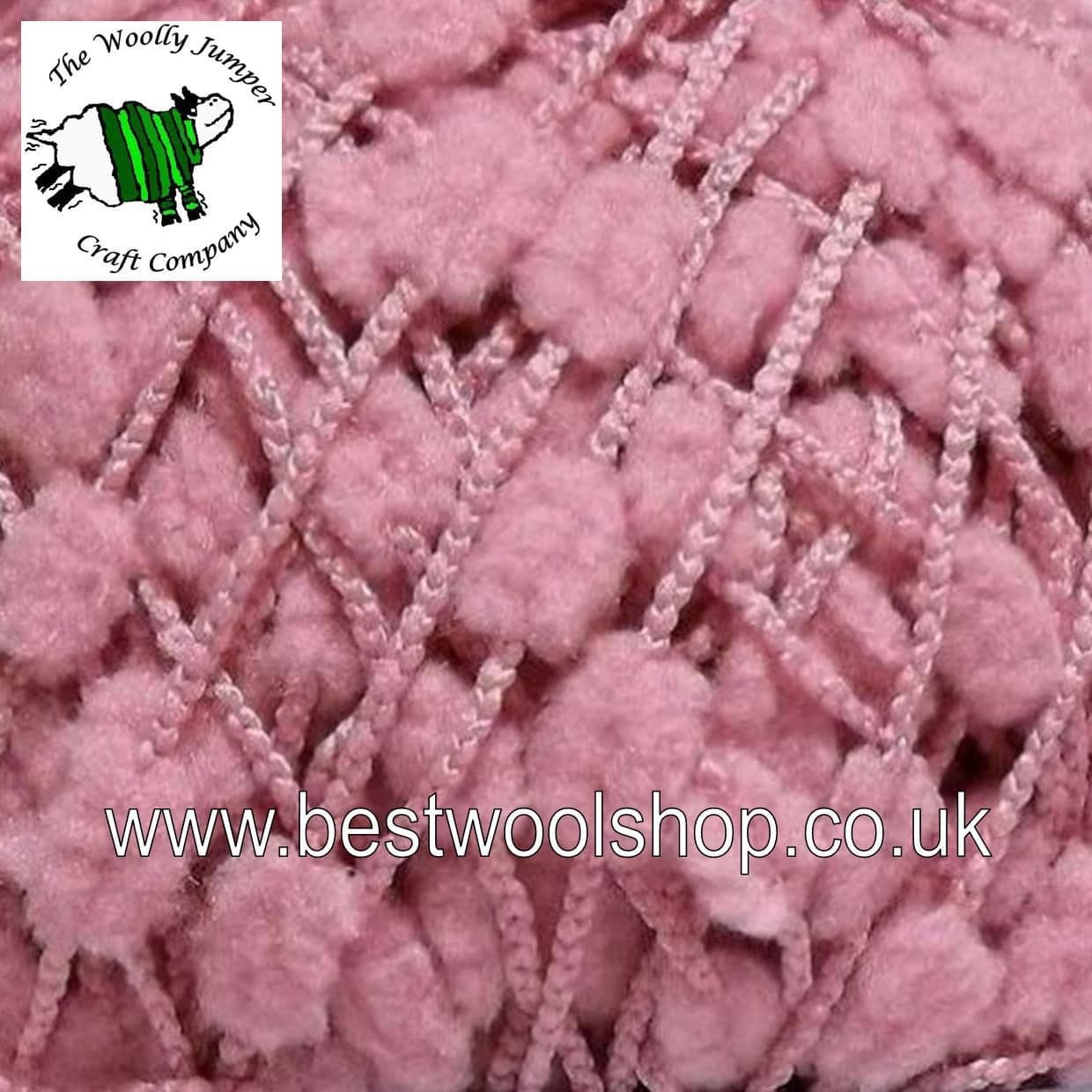 106 - PINK CRUSH - SIRDAR SNUGGLY BUBBLY POM POM TEXTURE KNITTING YARN