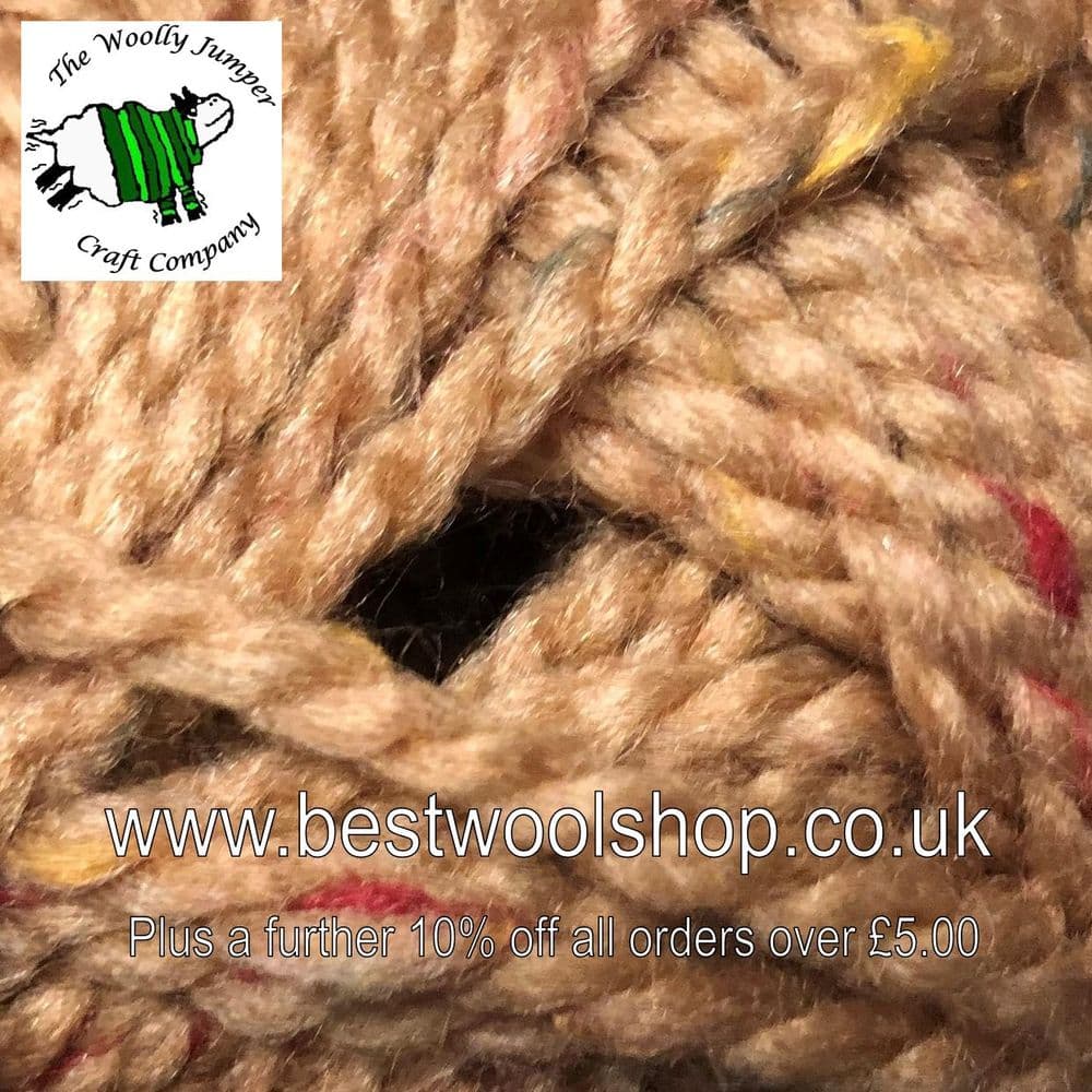 1085 ARRAN - KING COLE CHUNKY TWEED WOOL MIX KNITTING YARN