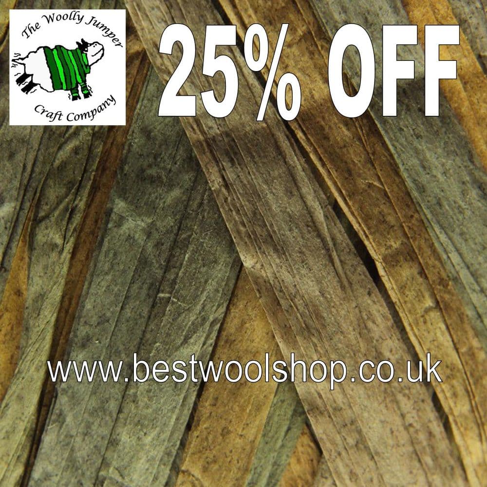 1458 WOODLAND - KING COLE RAFFIA CHUNKY CRAFT KNITTING & CROCHET TAPE ...