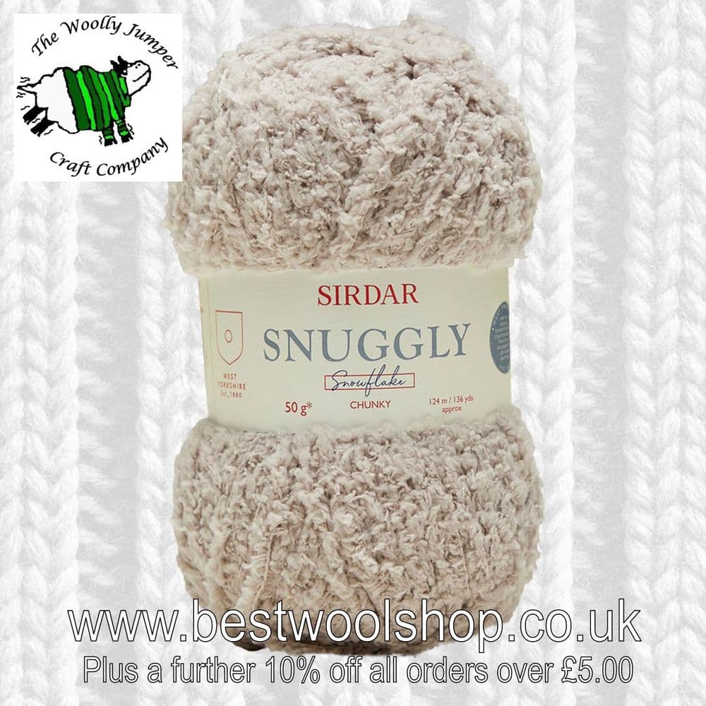 203 RUSK - SIRDAR SNUGGLY SNOWFLAKE CHUNKY KNITTING YARN 50G