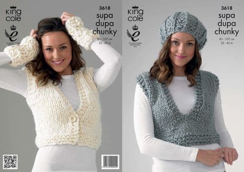 SUPER & MEGA CHUNKY KNITTING PATTERNS
