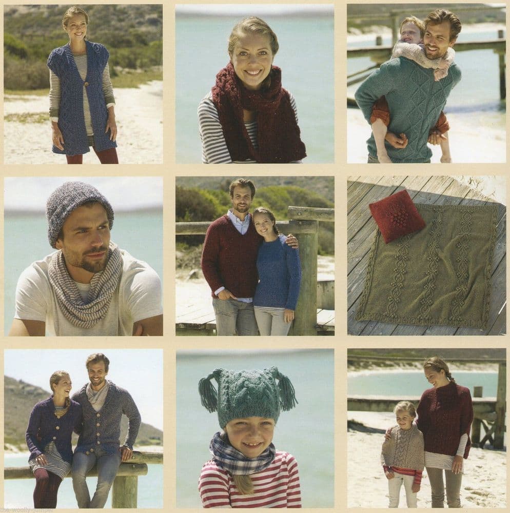 505 - SIRDAR HARRAP TWEED CHUNKY KNITTING PATTERN BOOKLET - 18 DESIGNS ...