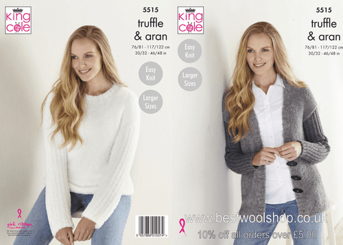 KING COLE TRUFFLE KNITTING YARN & PATTERNS