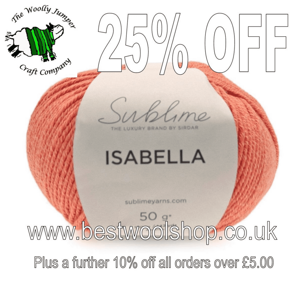 669 TERRACOTTA - SUBLIME ISABELLA DK KNITTING YARN 50G