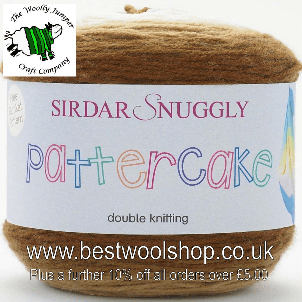 756 SIRDAR SNUGGLY PATTERCAKE DK KNITTING YARN 150G & FREE BLANKET PATTERN