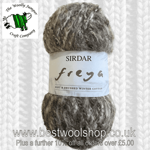 856 CARIBOU - SIRDAR FREYA CHUNKY COTTON MIX KNITTING YARN 50G